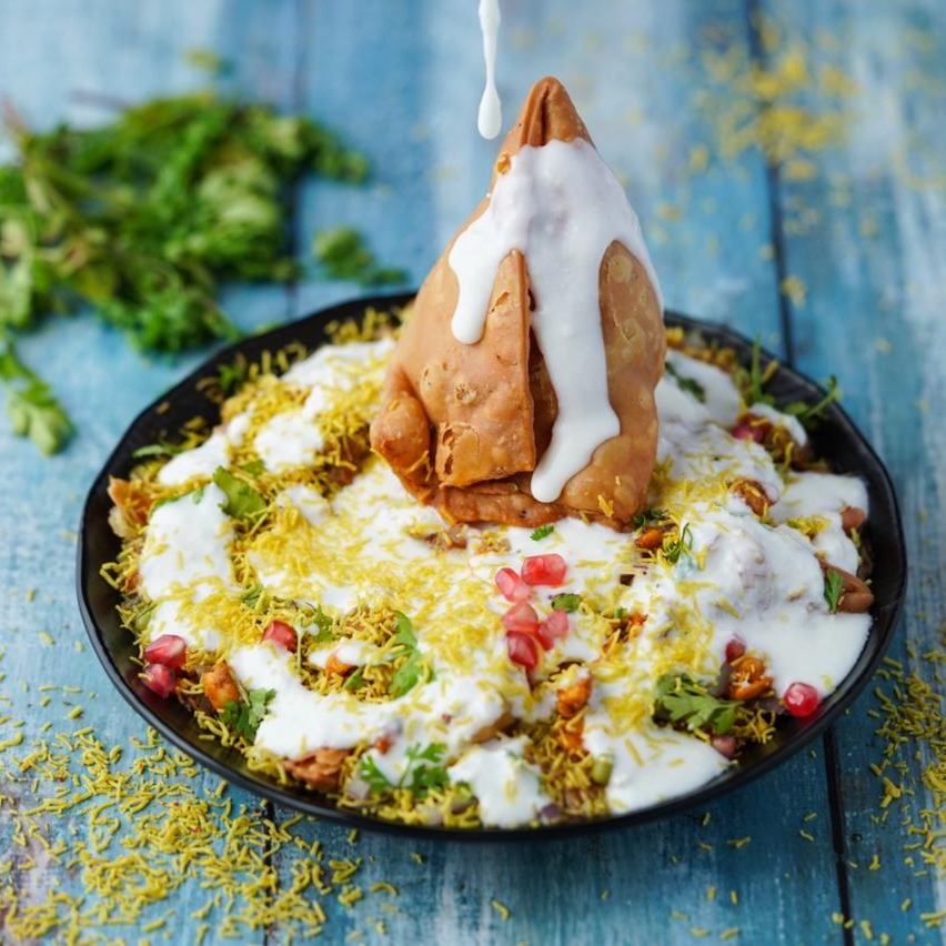 Dahi Samosa Chaat – Nukkad Dhaba